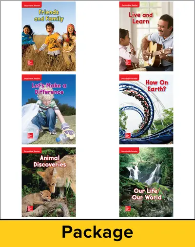 Wonders Decodable Readers Package (1 each of 6), Grade 2