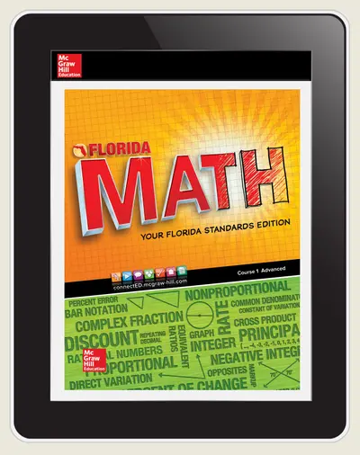 CUS Glencoe Miami-Dade Math Advanced Grade 6, online Student Edition, 5 year subscription ...