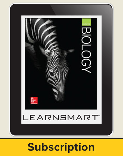 Glencoe Biology, eStudent Edition with LearnSmart, 7-year subscription