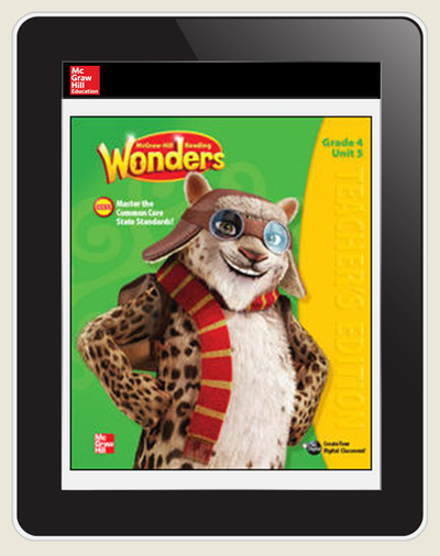 Wonders Student Online Workspace 1-Year Online Subscription Grade 4