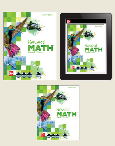 Reveal Math Course 3, Teacher Bundle, 1-year subscription