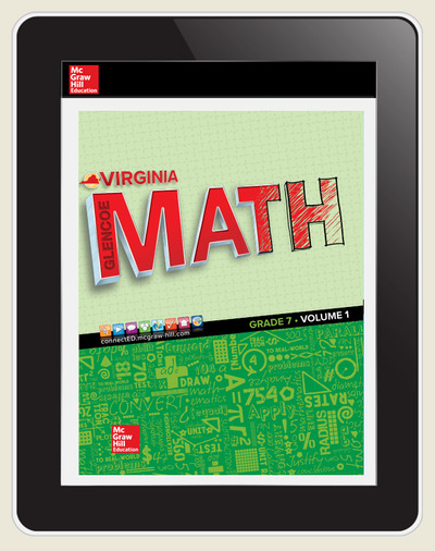 Glencoe Math, Grade 7, Virginia eTeacher Edition, 1-year subscription