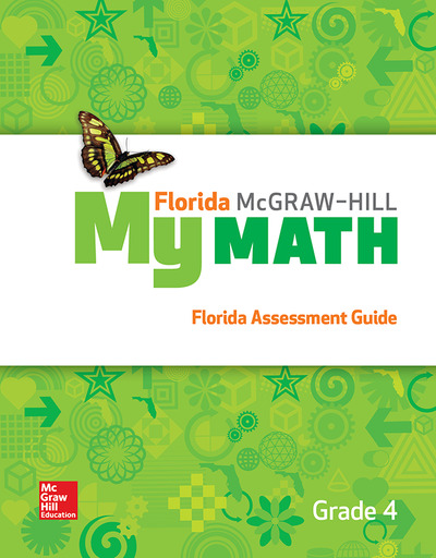 Florida McGraw Hill My Math Grade 4, Assessment Guide