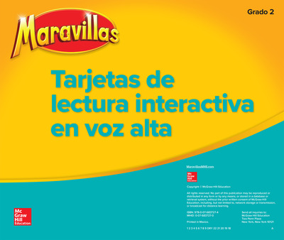 Maravillas Grade 2 IRA Cards