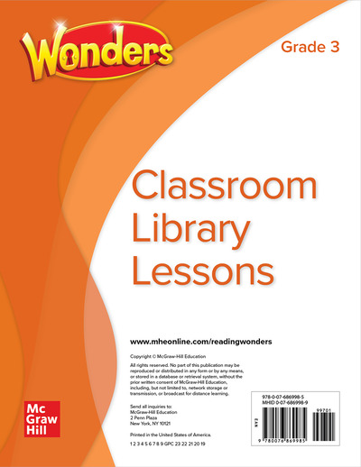 Reading Wonders Grade 3 Classroom Library Lessons