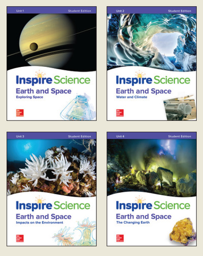 Inspire Science: Earth & Space Write-In Student Edition 4 Unit Bundle