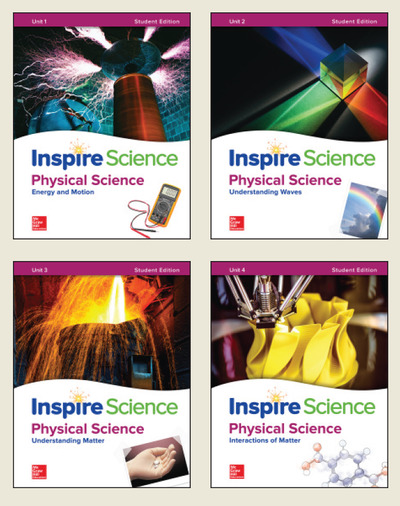 Inspire Science: Physical Write-In Student Edition 4 Unit Bundle