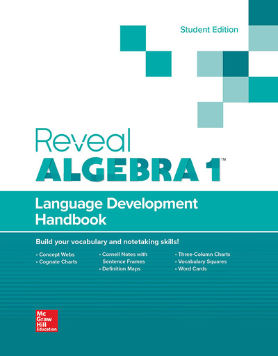 Reveal Algebra 1, Language Development Handbook, Student Edition
