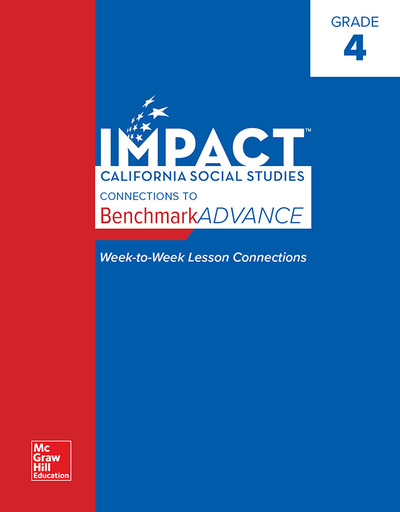 IMPACT: California, Grade 4, California IMPACT Connections to Benchmark ...