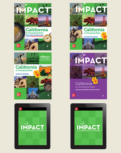 IMPACT: California, Grade 4, Digital and Print Student Bundle w/Combo ...