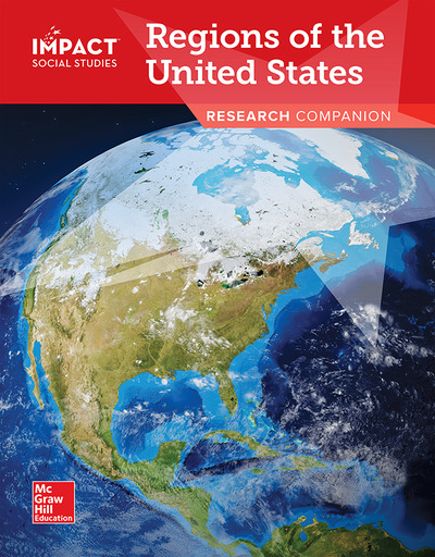 IMPACT Social Studies, Regions of the United States, Grade 4, Research ...