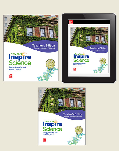 Inspire Science, NY, Grade 6 Integrated Online Teacher Edition, 6-year ...