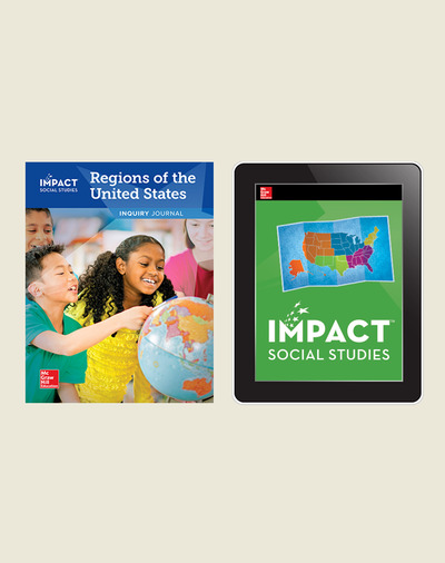 IMPACT Social Studies, Regions of the United States, Grade 4, Inquiry ...