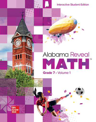 Reveal Math Course 2, Alabama Interactive Student Edition, Volume 1