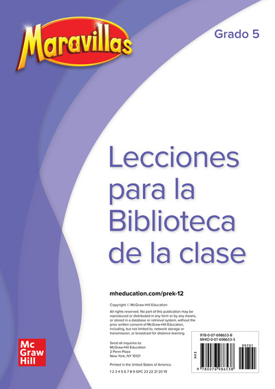 Maravillas Grade 5 Classroom Library Lessons
