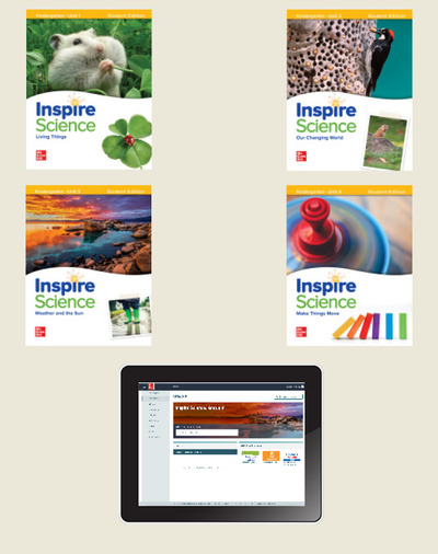 Inspire Science, Grade K Online Student Center with Print Student ...
