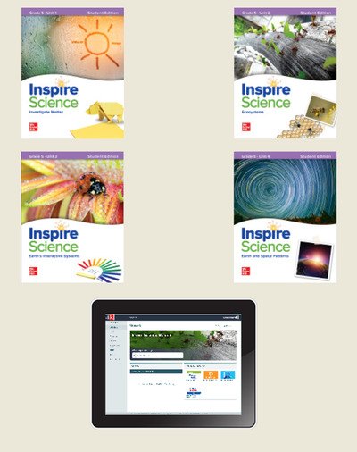 Inspire Science, Grade 5 Online Student Center with Print Student ...