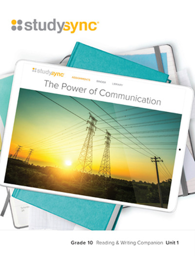 StudySync Core ELA Grade 10, Standard Unitized Student Bundle, 1-year ...