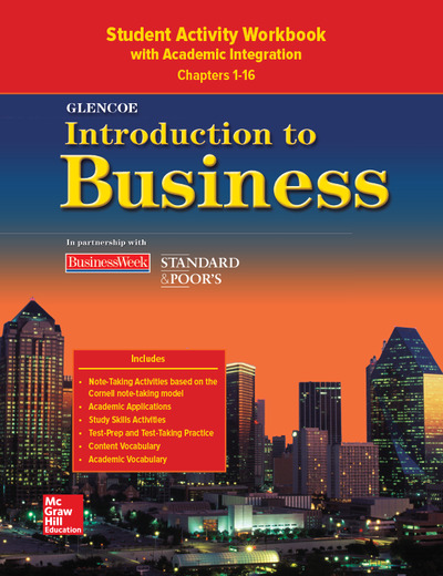 Introduction To Business, Chapters 1-16, Student Activity Workbook