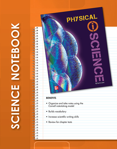 Glencoe Physical iScience, Grade 8, iScience Notebook, Student Edition