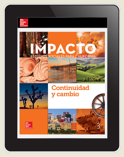 IMPACTO: California, Grade 3, Online Student Center, Spanish, 8-year subscription, Continuidad y ...