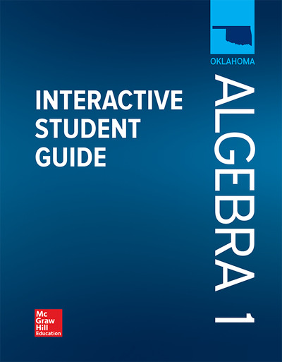 Algebra 1, Oklahoma, Interactive Student Guide