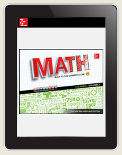 Glencoe Math, Course 2, eTeacher Edition online, 2-year subscription