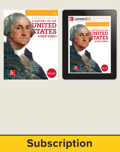 CUS New York Discovering Our Past: History of the United States and New ...
