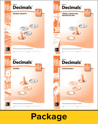 Key to Decimals, Books 1-4 Set