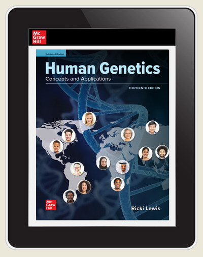 Lewis, Human Genetics, 2021, 13e, Online Student Edition, 1 yr subscription