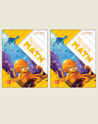 Reveal Math, Grade K, Print Student Edition Package, 1-year