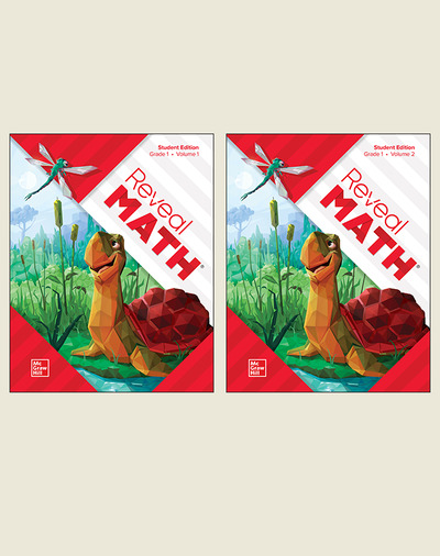 Reveal Math, Grade 1, Print Student Edition Package, 6-year