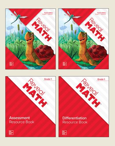 Reveal Math, Grade 1, Print Teacher Edition Resource Package