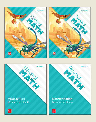 Reveal Math, Grade 2, Print Teacher Edition Resource Package