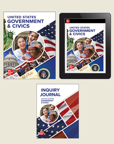 United States Government and Civics, Student Bundle Plus Inquiry ...