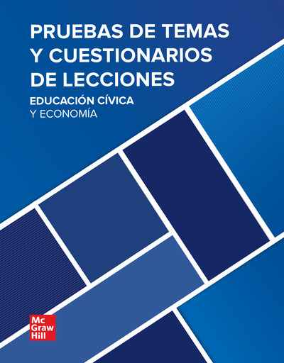 Exploring Civics and Economics, Spanish Topic Tests and Lesson Quizzes