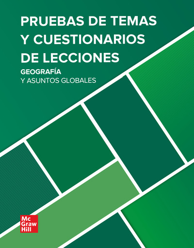 Exploring Geography and Global Issues, Spanish Topic Tests and Lesson ...