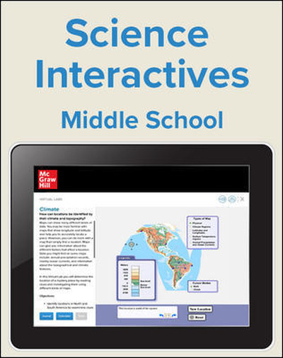 Inspire Science Middle School Virtual Lab, 1 Teacher, 1 Student Digital ...