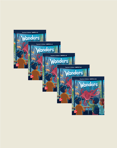 Wonders Grade K Teacher's Edition Package