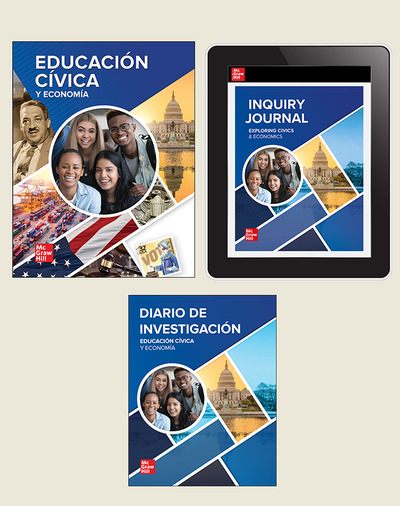 Exploring Civics and Economics, Spanish Student Bundle Plus Inquiry ...