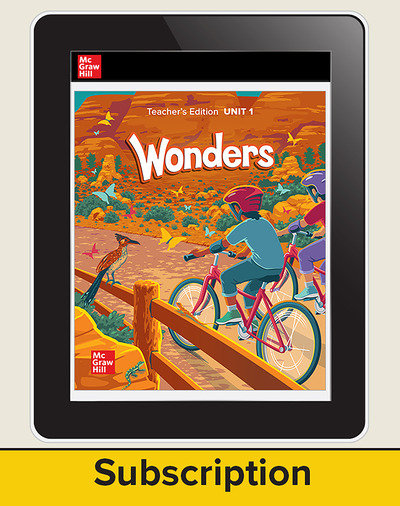 Wonders National Teacher Workspace 6-Year Subscription G3
