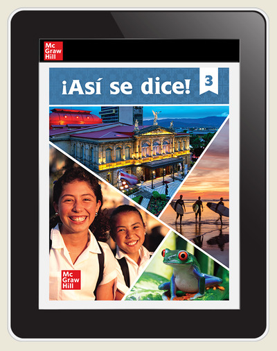¡Así se dice! Level 3, Teacher Digital License, 1-year subscription