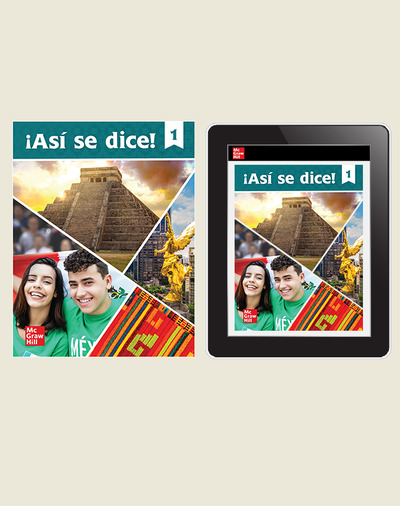 ¡Así se dice! Level 1, Student Print and Digital Bundle, 1-year ...