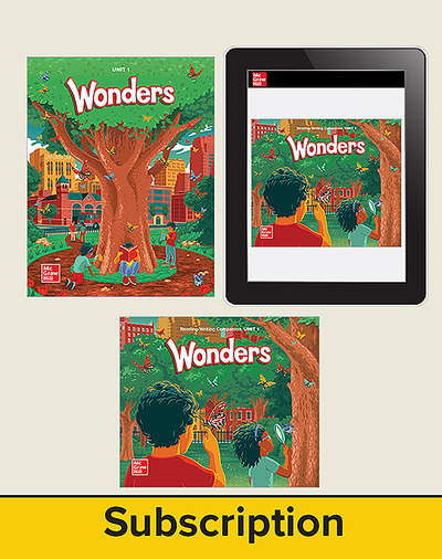 Wonders Grade 1 Comprehensive Student Bundle with 1 Year Subscription