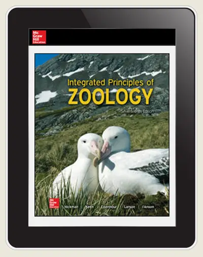 Hickman, Integrated Principles of Zoology, 2017, 17e (Reinforced Binding) ConnectED eBook, 1 ...