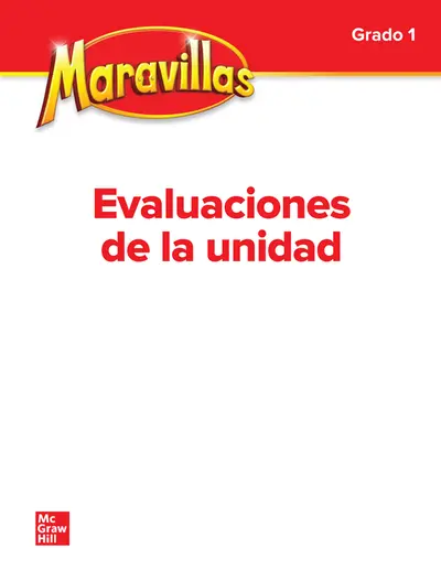 Maravillas Grade 1 National Unit Assessment