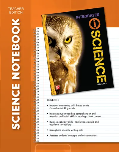 Glencoe iScience, Integrated Course 3, Grade 8, iScience Notebook ...