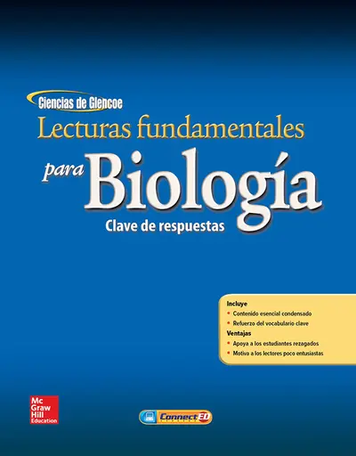 Glencoe Biology, Spanish Reading Essentials, Answer Key