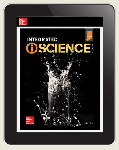 iScience Grade 8, Indiana eStudent Edition, 1-year subscription