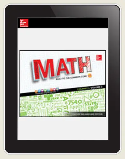 Glencoe Math, Course 2, eTeacher Edition online, 8-year subscription
